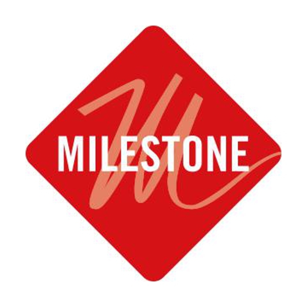 Logo of Milestone (logo) | Gaming images at Dbljump